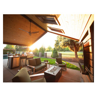 Outdoor Living Space - Contemporary - Patio - Other - by Tellurian ...