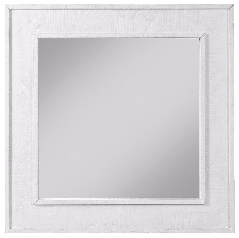 Modern Farmhouse Square Mirror - Farmhouse - Wall Mirrors - by ...