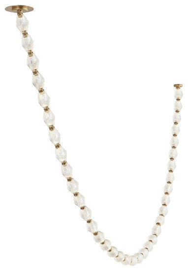 Polished Nickel LED Chandelier from the Collier Collection, 2.000 ...