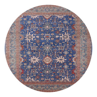 Ahgly Company Indoor Rectangle Mid-Century Modern Area Rugs, 5' x 7', 5 ...