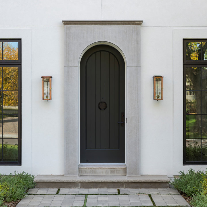 75 Most Popular 75 Beautiful White Render House Exterior Ideas and ...