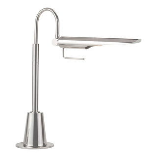 Raven Task Lamp (Polished Nickel) - Transitional - Desk Lamps - by ...