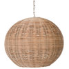 Panay Wicker Ball Pendant Lamp, Natural - Tropical - Pendant Lighting ...