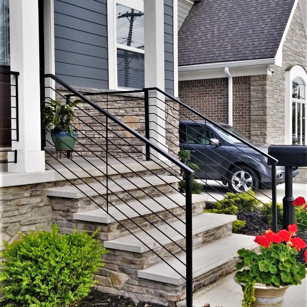 75 Metal Railing Porch Ideas You'll Love - April, 2025 | Houzz