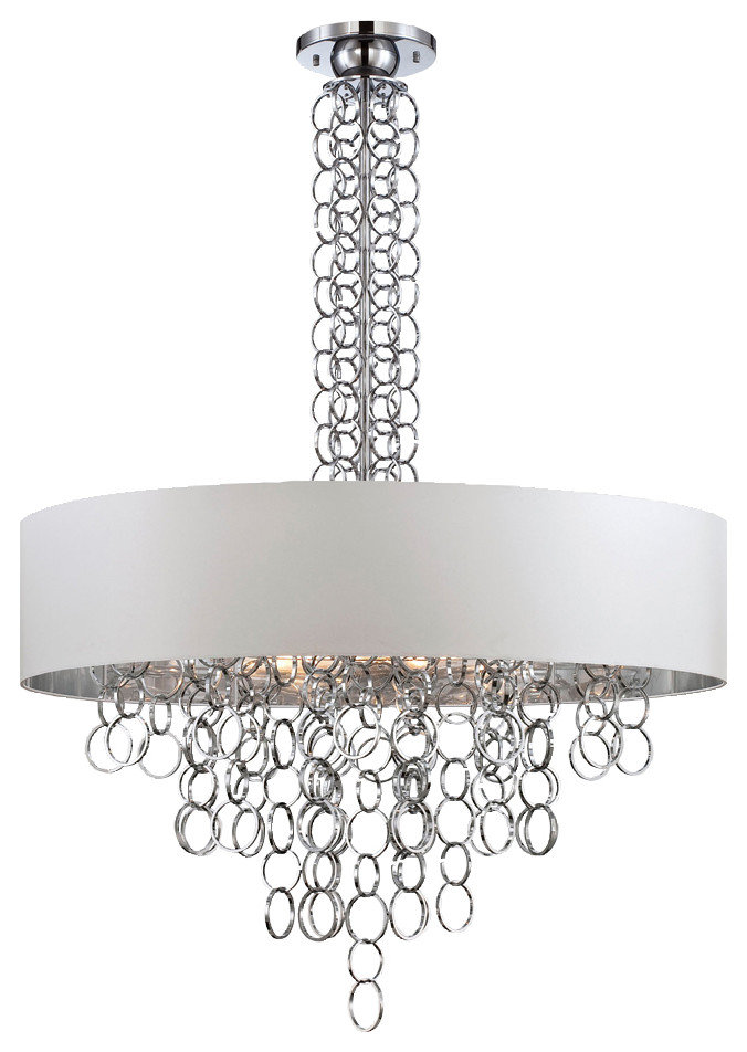 Eurofase 25615012 12 Light Pendant Novello Chrome - Contemporary ...