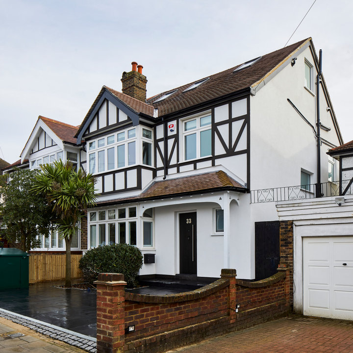 75 Most Popular 75 Beautiful White Render House Exterior Ideas and ...