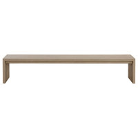 Viga Bench, Drift Brown - Transitional - Outdoor Benches - by Sunpan Modern Home | Houzz