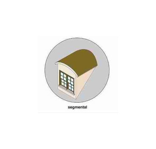 Dutch/Mansard roof dormer - change doghouse to curved/segmental??