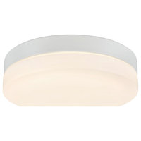 63002L-2 LED Large Flush Mount Ceiling Light Fixture, White 11 ...