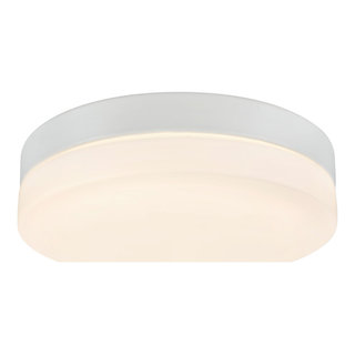 63002L-2 LED Large Flush Mount Ceiling Light Fixture, White 11 ...