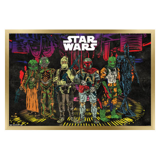 Star Wars: Saga - Bounty Hunters Group - Contemporary - Prints And ...