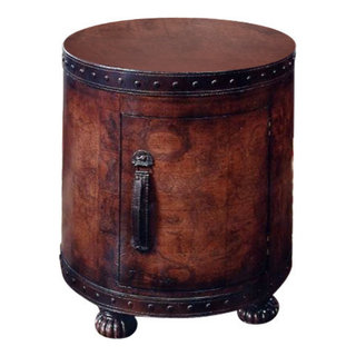 Vasco Old World Map Duffel Table, Heritage - Traditional - Side Tables ...
