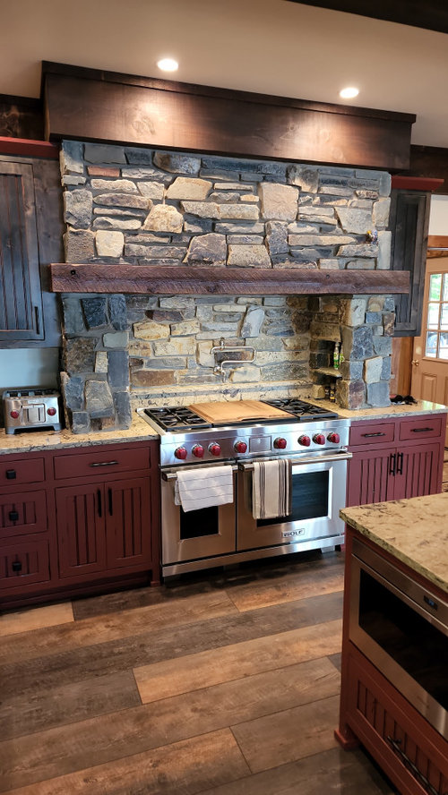 Stone range surround