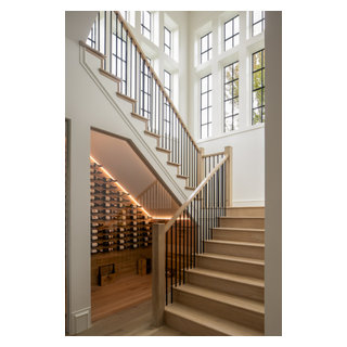 Post & Paddock - Transitional - Staircase - Dallas - by Le Belle Maison ...