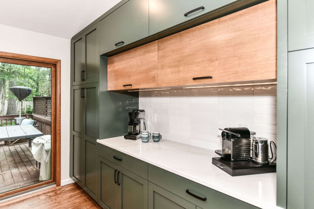 Kitchen of the Week: Bigger With an Open Plan and Green Cabinets