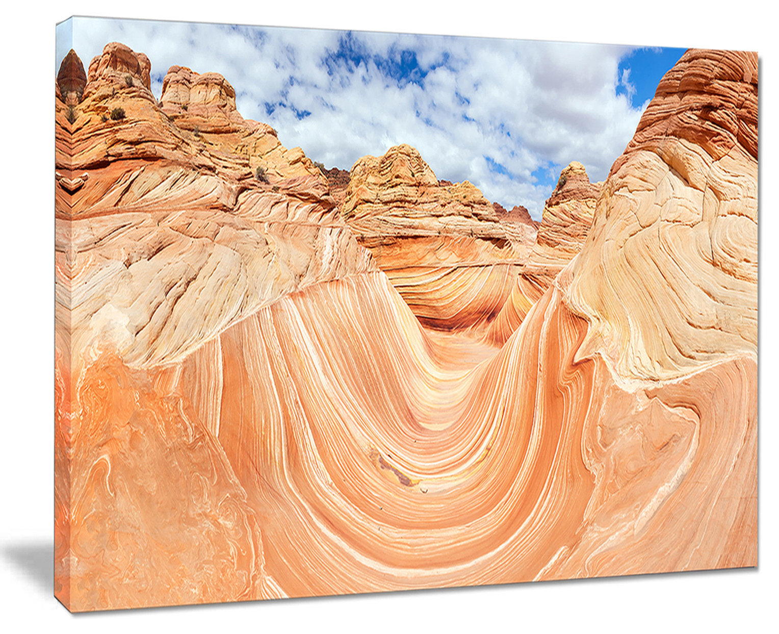 "Waves of Natural Wonder" Landscape Canvas Photo Print, 20"x12 ...