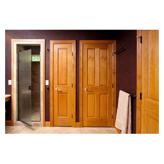 Cherry 4 Panel Door with Single-Hip Raised Panels - Minneapolis - by ...