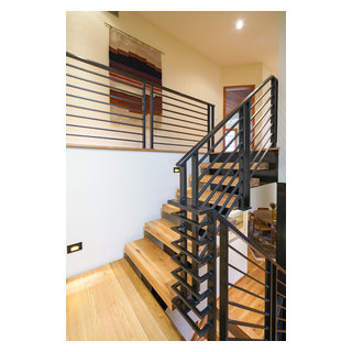 Euclid stair - Contemporary - Staircase - Denver - by Lawrence and ...