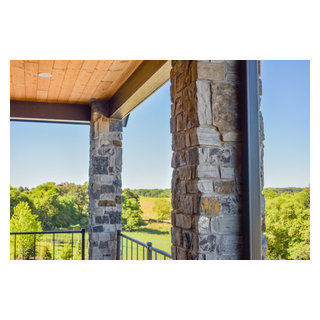 Modern Black Horse Ashlar Home - Traditional - Exterior - Omaha - by ...