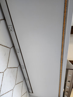 How to recess a plug mold in upper kitchen cabinet