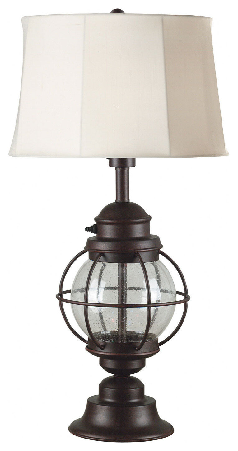 Kenroy 3070 1-Light Outdoor Table Lamp, Hatteras - Beach Style ...