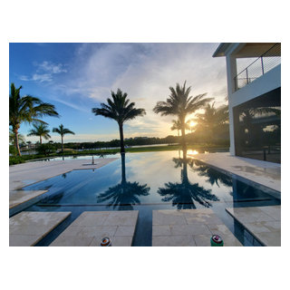 Frenchman's Harbor Euro Edge Pool - Beach Style - Pool - Miami - by ...