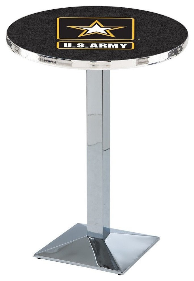 U.S. Army Pub Table, 36"x36" - Contemporary - Indoor Pub And Bistro ...