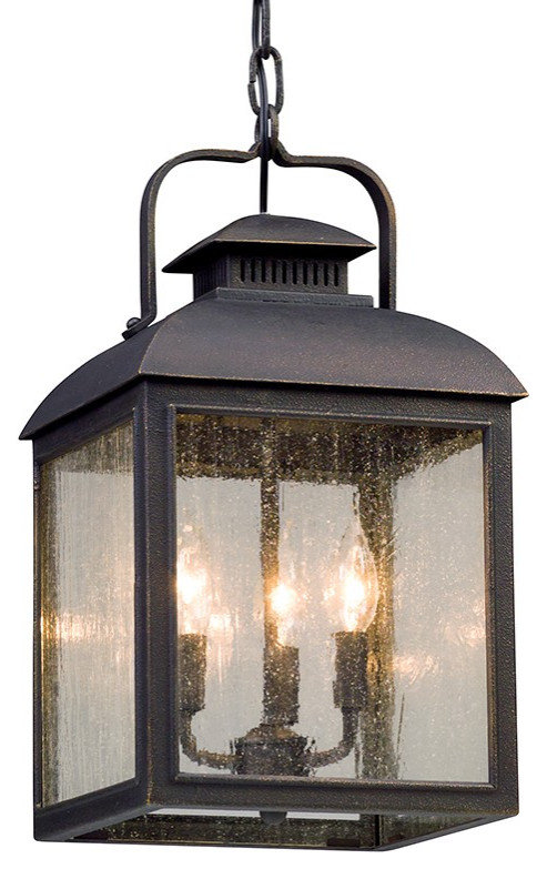 Chamberlain Three Light Hanger in Vintage Bronze - Transitional ...