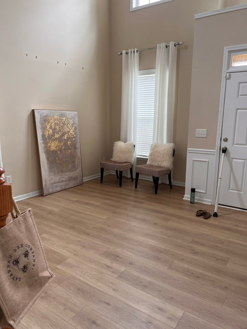 Layout for living room/foyer