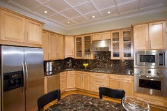 11ft ceilings in kitchen