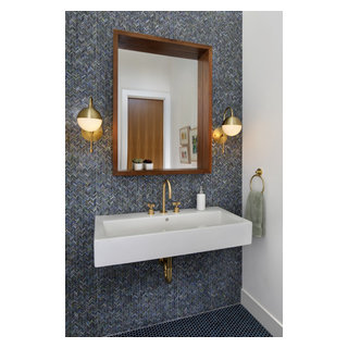 Poplar - Modern MCM - Midcentury - Powder Room - San Diego - by ...