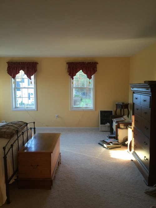 Our outdated master bedroom