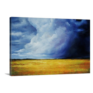 Great Plains Wrapped Canvas Art Print, 18"x12" - Contemporary - Prints ...