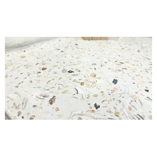 Oyster Shell Countertop - Beach Style - Laundry Room - Charleston - by ...