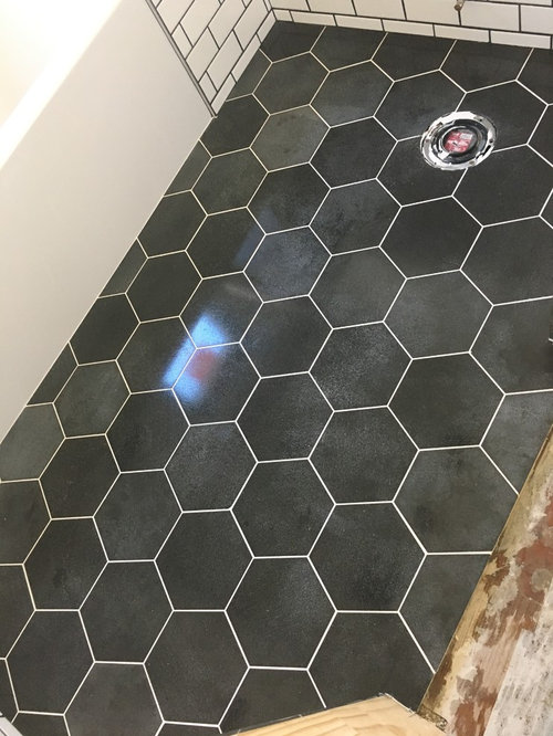 Basalt white grout stains | Houzz Forum