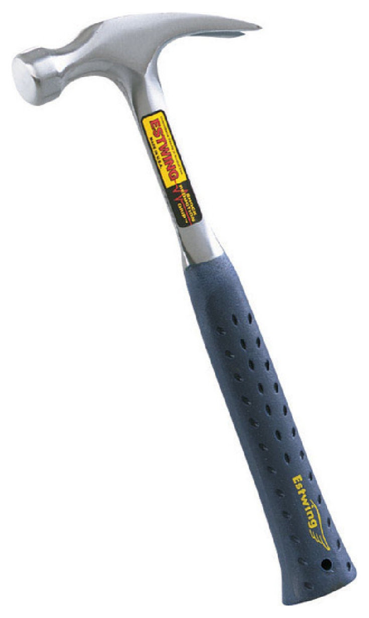 Estwing E3-16S Rip Claw Hammer with Solid Steel Handle, 16 Oz, 13 ...