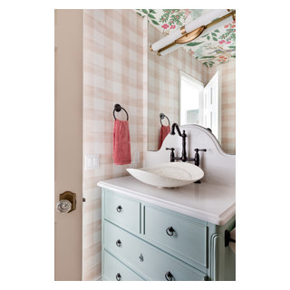English Cottage - Powder Room - Seattle - by Amanda George Interior ...