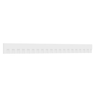 Elizabeth Architectural Grade PVC Dentil Trim w/Backplate, 7"H x 1"P x ...