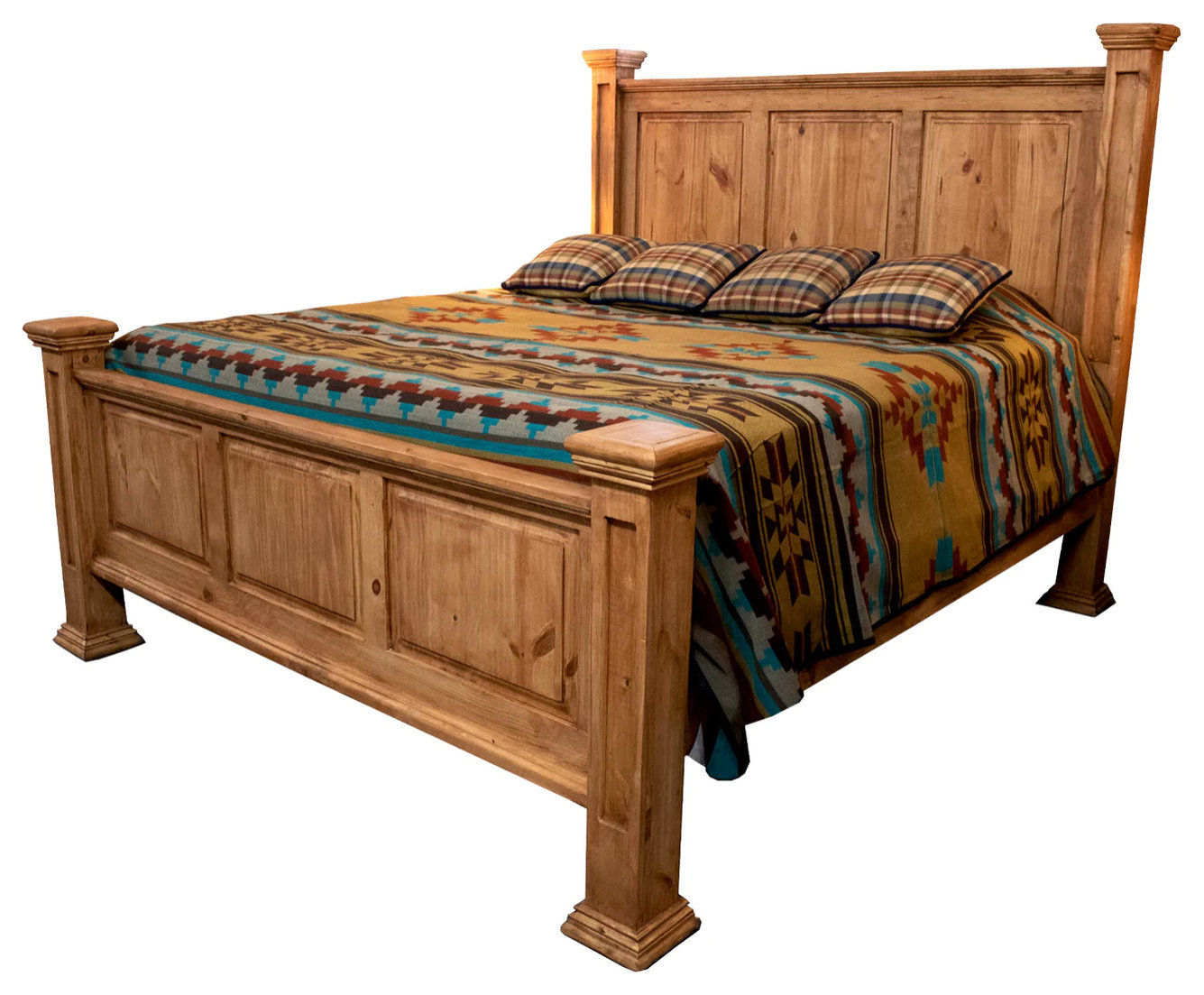 Santa Rita Bed - Rustic - Panel Beds - by Pina Elegance | Houzz