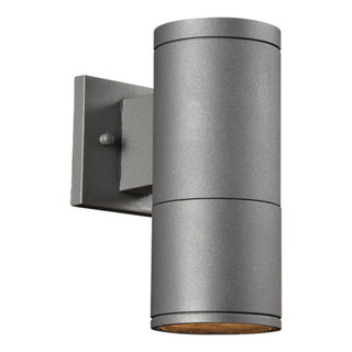 PLC 1-Light Outdoor Fixture Troll-II Collection, Bronze - Contemporary ...