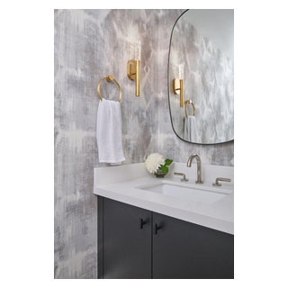 Fox Crescent Complete Home Renovation - Transitional - Powder Room ...