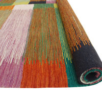 Modern Flatweave Ece Ivory/Light Green Rug, 5'9x8'4, 5'9x8'4 ...