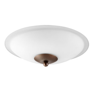 Low Profile Satin Opal Light Kit - Ceiling Fan Accessories - by ...