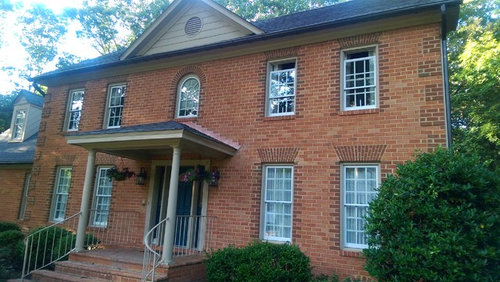 Front Door Color options for Brick Colonial