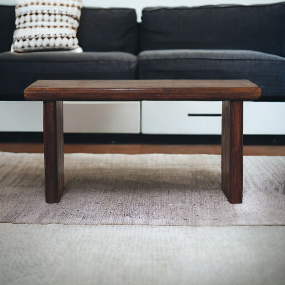 Solid Wood Rio Coffee Table, Brown - Transitional - Coffee Tables - by Artisan Furniture | Houzz