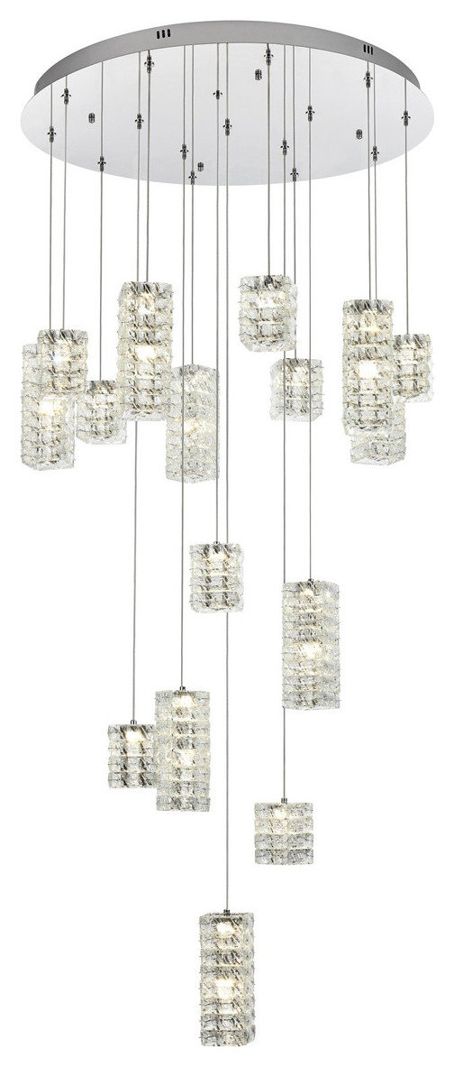 Aston LED Pendant in Chrome - Contemporary - Pendant Lighting - by ...