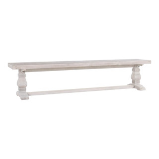Quincy 83" Bench Nordic Ivory By Kosas Home - French Country - Dining ...