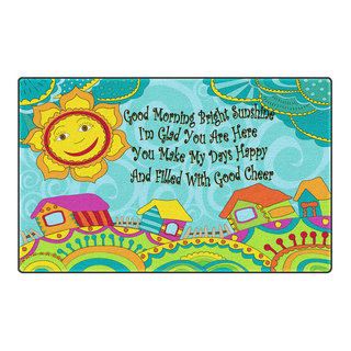 Flagship Carpets VA286-44A 7'6"X12' Good Morning Bright Sunshine ...