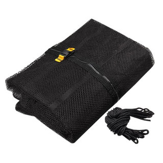 Yescom Trampoline Round Enclosure Net 15Ft 8 Pole Fence Mesh Netting ...