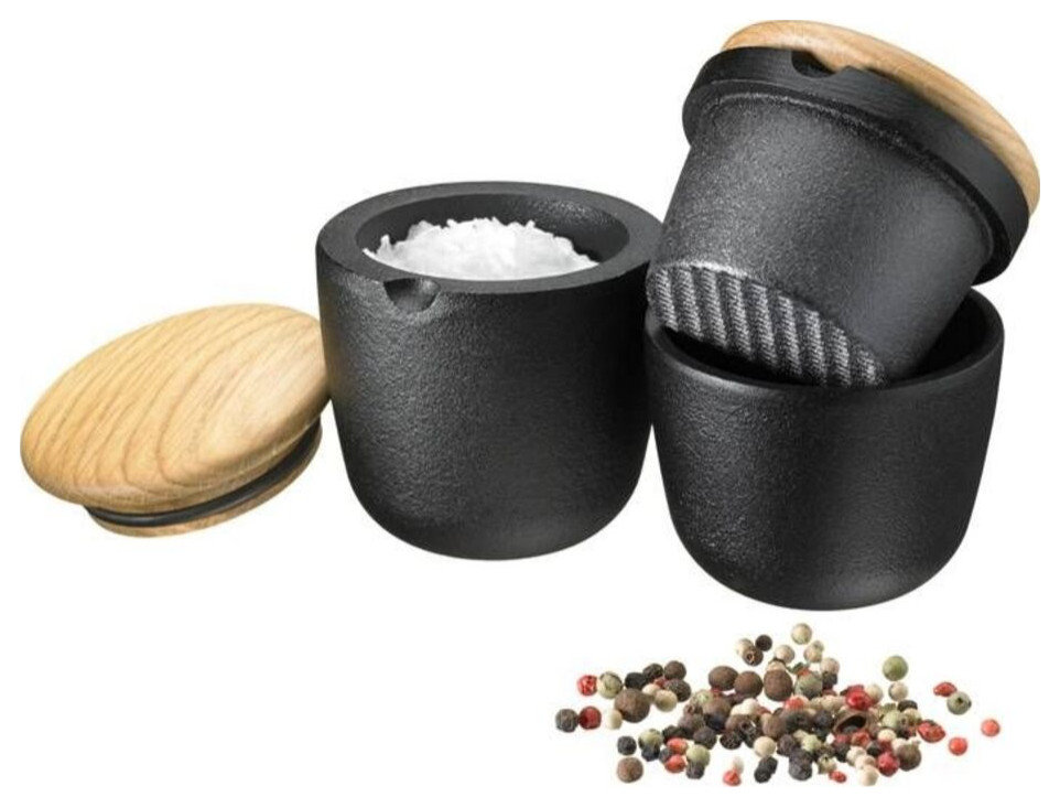 Skeppshult Swing Pepper / Herb Mill Cast Iron | Black - Industrial ...